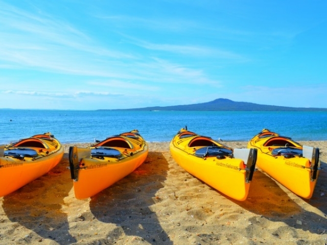 Full Day Auckland - Rangitoto Island Kayak Tour